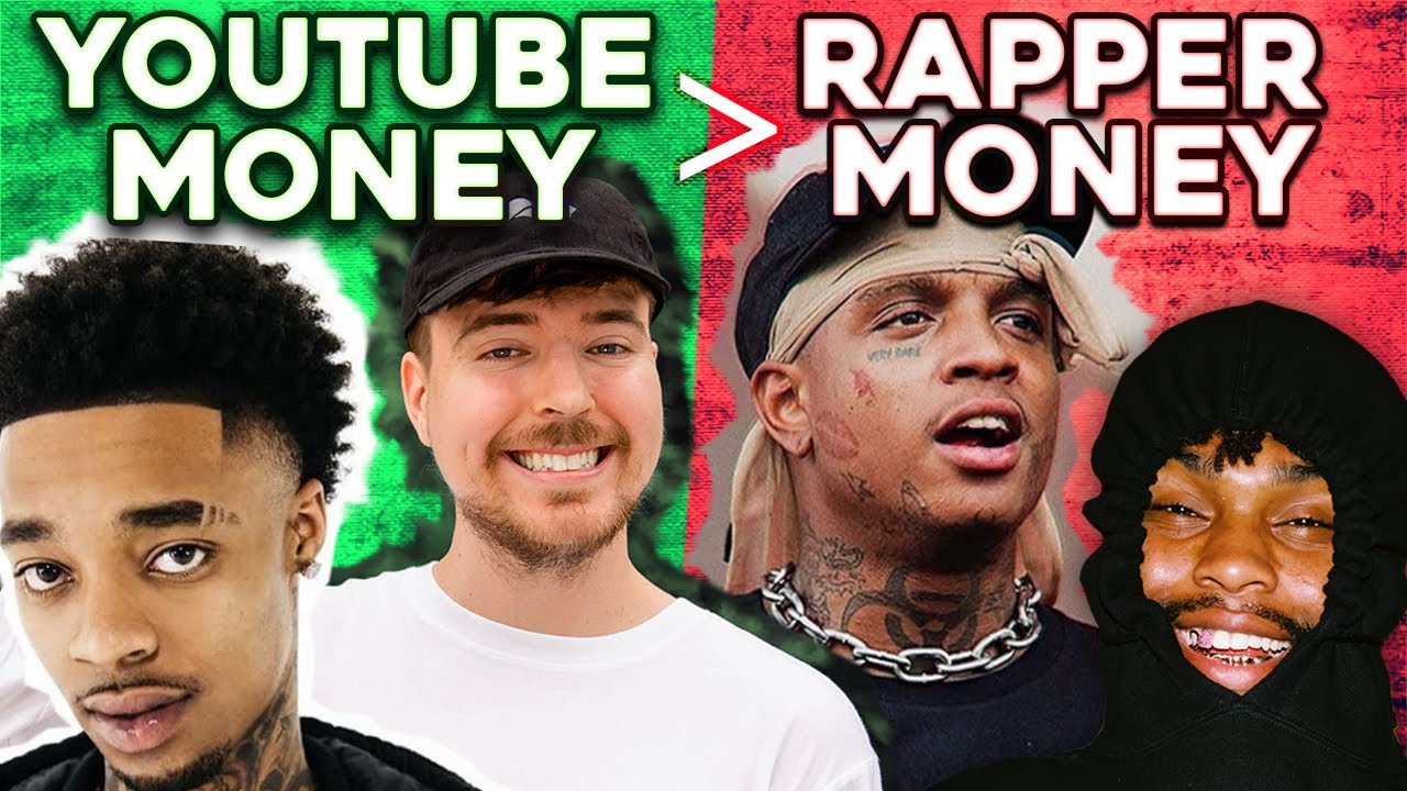 YouTubers make MORE MONEY than Rappers?! - YouTube