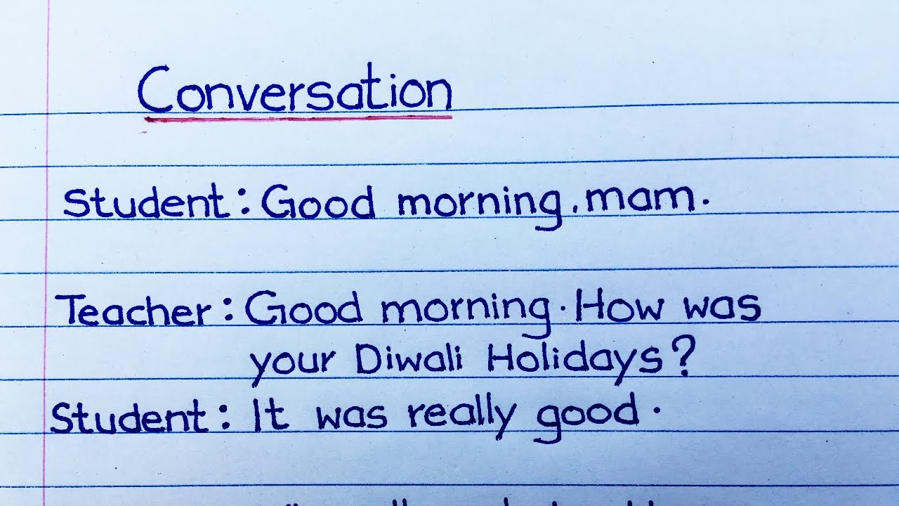 Student Teacher Dialogue | Classroom Conversation | Diwali celebration ...