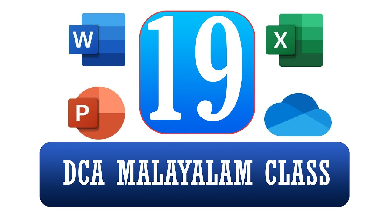 Dca Class Ms Excel Class 18 Youtube