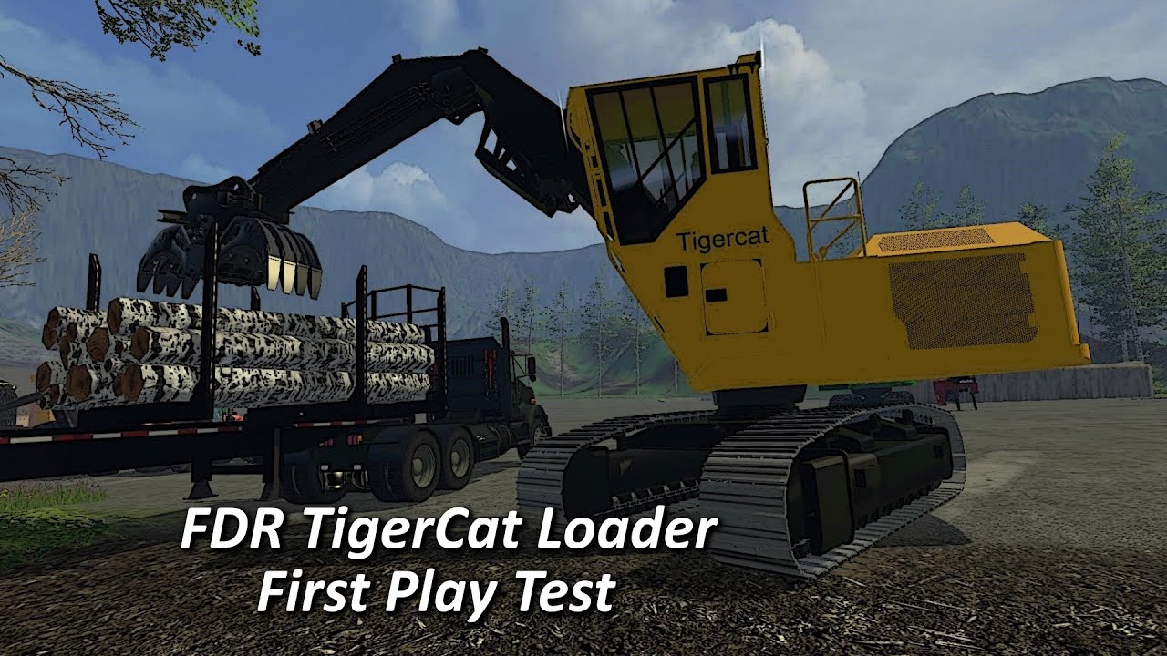 | Farming Simulator 15 | FDR TigerCat Loader Mod First Test - YouTube