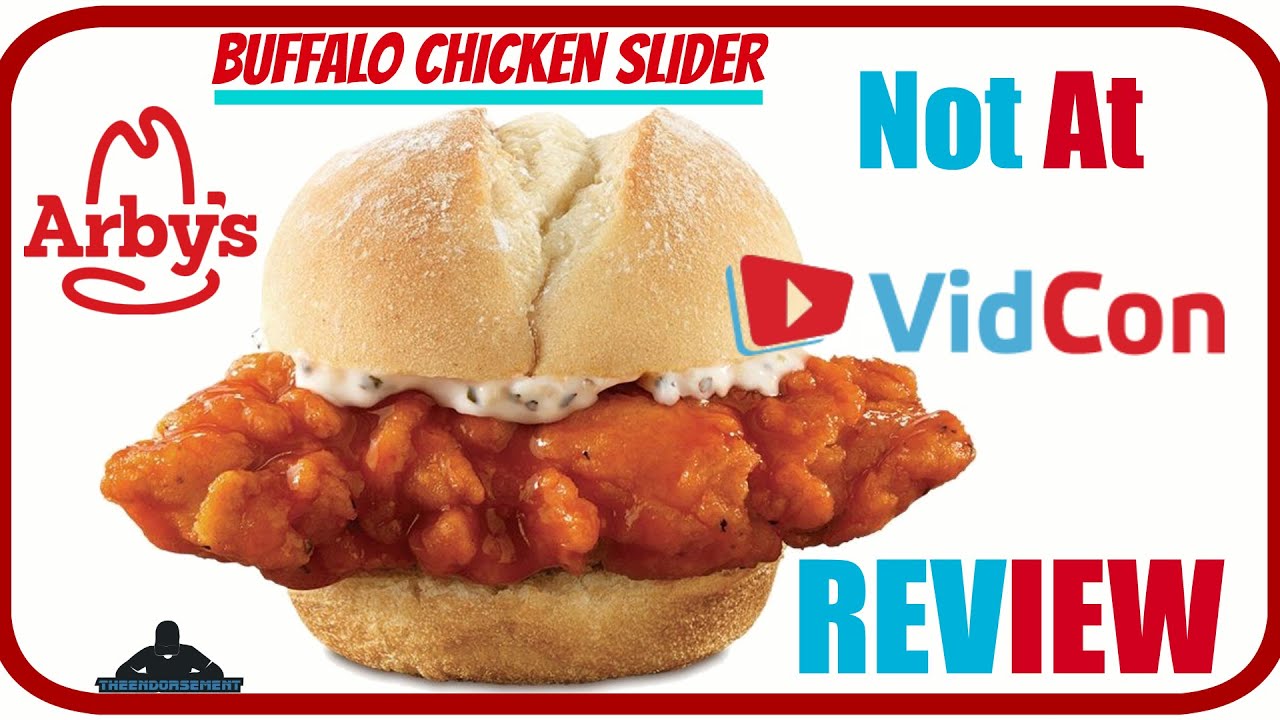 ARBY'S© BUFFALO CHICKEN SLIDER REVIEW #290 - NOT @ VIDCON - YouTube