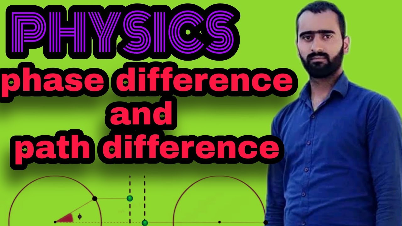 Lec 06 path difference and phase difference - YouTube