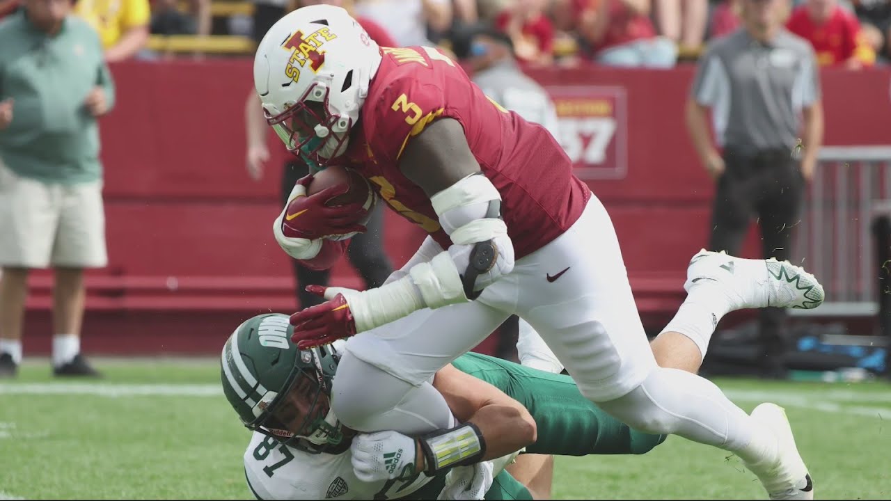 MJ Anderson impacting ISU defense - YouTube