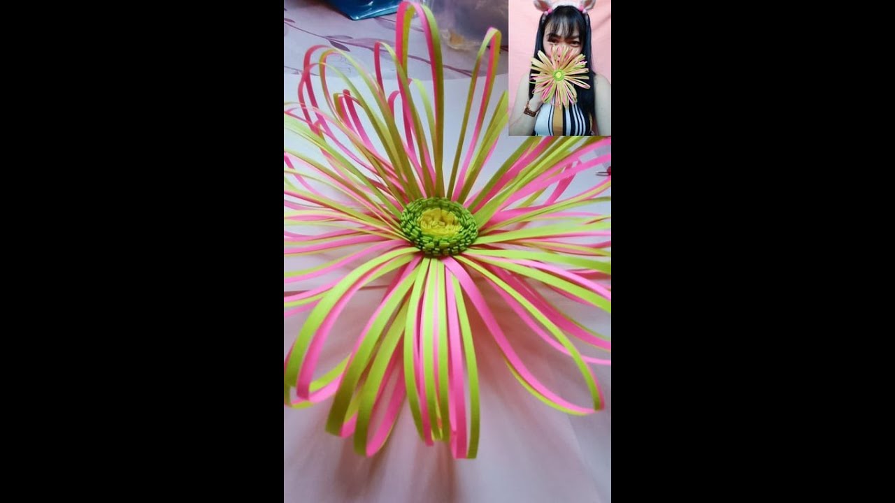 DIY | Fluffy Paper Flower Tutorial | Super Easy and Cute | Decor - YouTube
