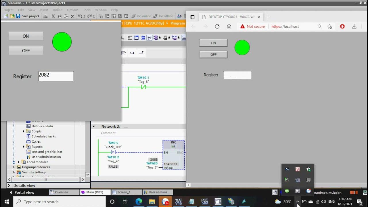WebUx in WinCC Professional - Siemens - YouTube