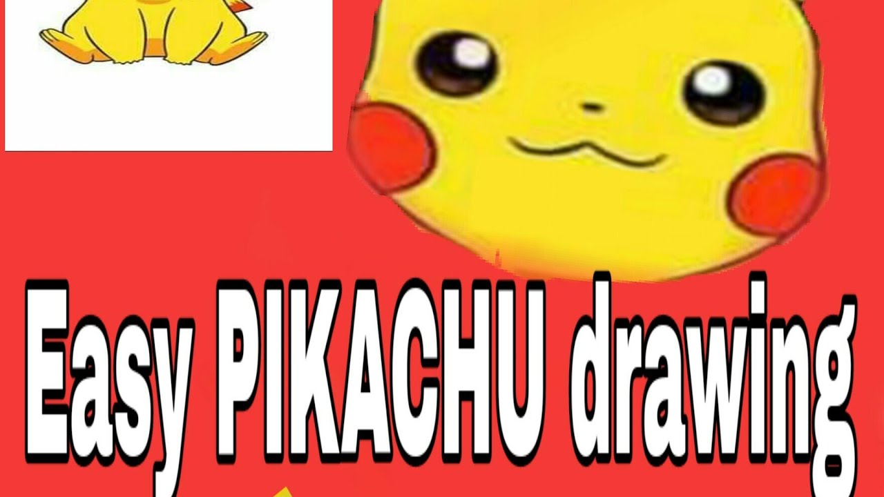 Easy PIKACHU drawing - YouTube