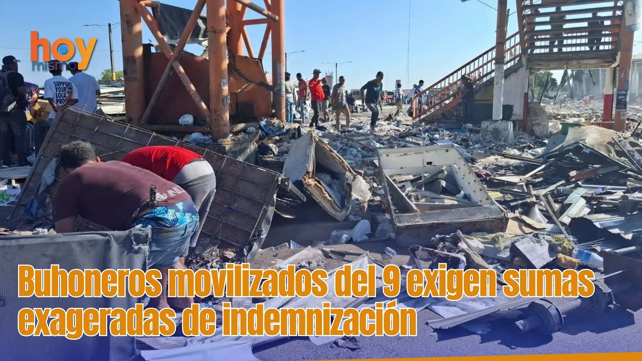 Buhoneros movilizados del 9 exigen sumas exageradas de indemnización ...