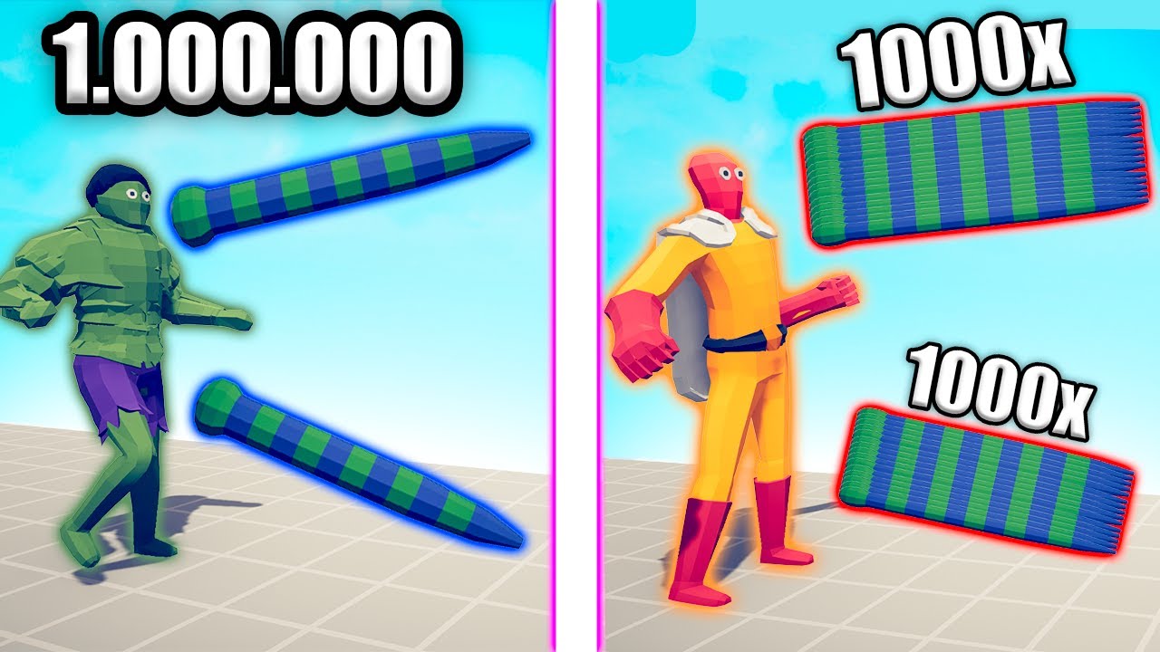 1.000.000 DAMAGE SNAKE vs 1000x OP SNAKE ARCHERS - TABS | Totally ...