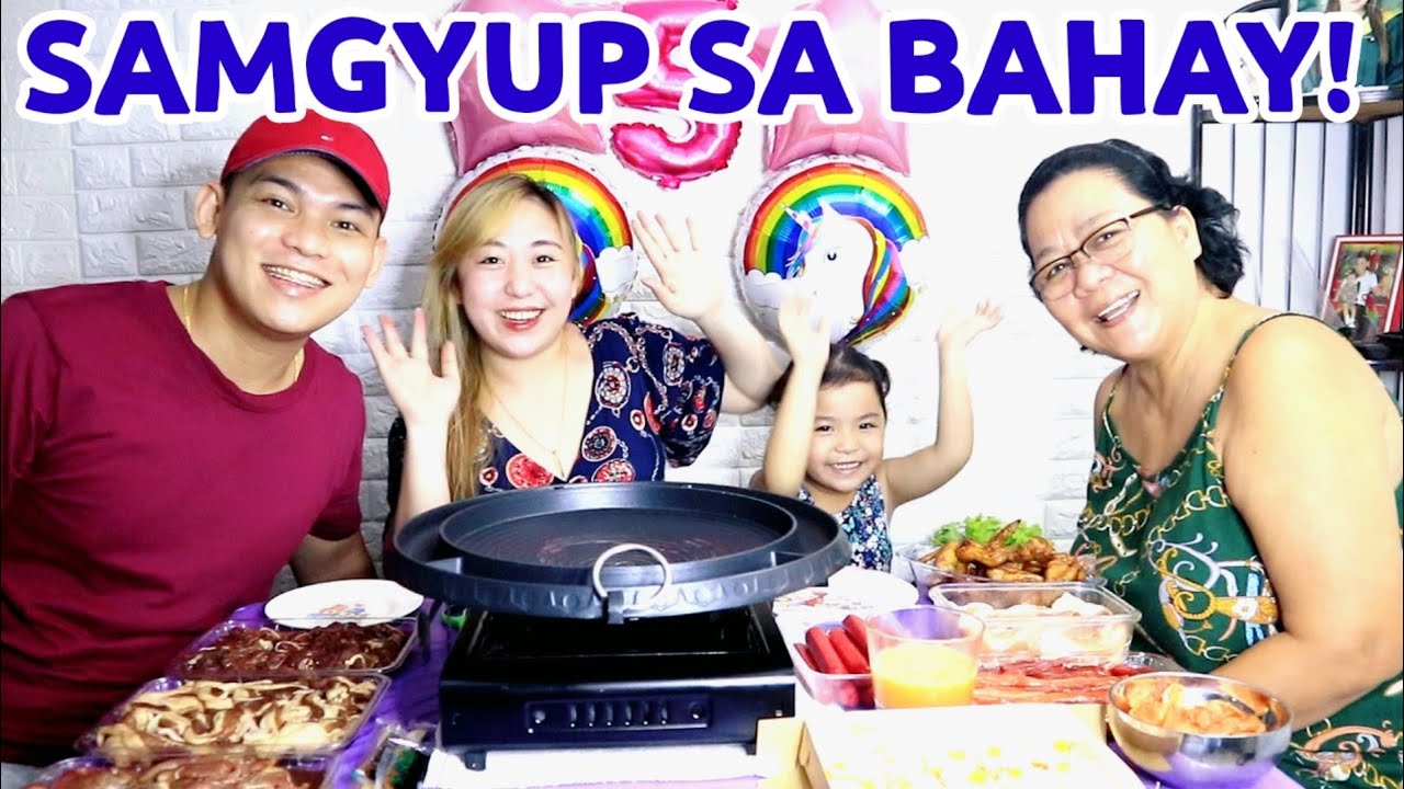 Samgyup Mukbang Sa Bahay + Kwentuhan (TEAM O) - YouTube