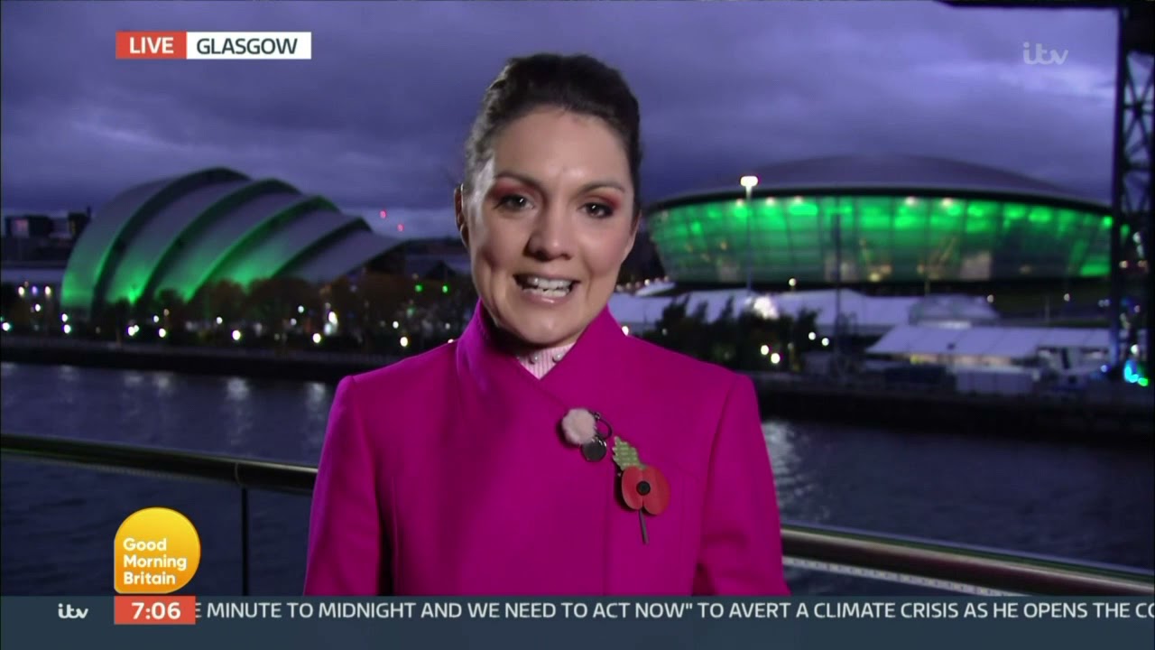 Laura Tobin - Good Morning Britain Weather 1st November 2021 - YouTube