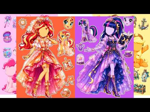 You Won’t Believe This DREAM LAND! Sunset Shimmer & Twilight Sparkle ✨👀| MLP Girls