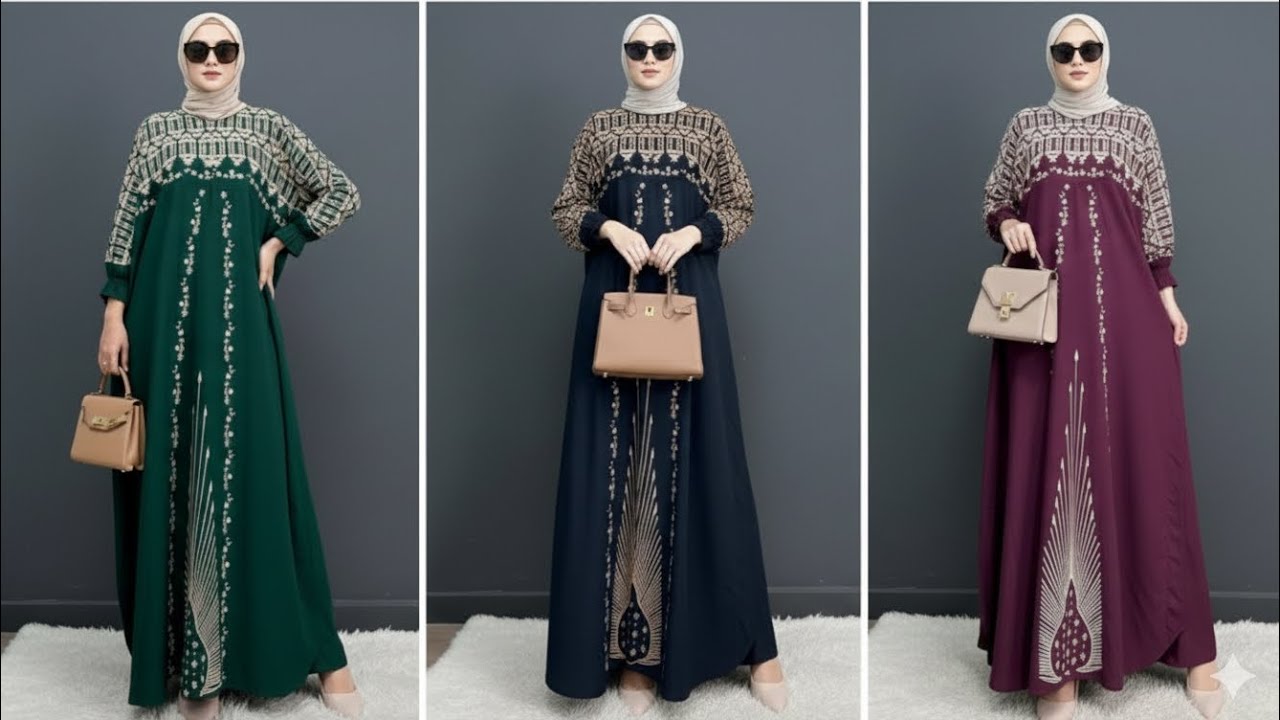 MODEL GAMIS KAFTAN KONDANGAN TERBARU DRESS LEBARAN 2026 - YouTube