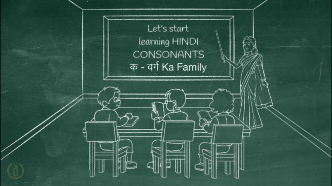 LEARN HINDI CONSONANTS - KA VARG (KA FAMILY) | Learn Hindi Alphabets ...