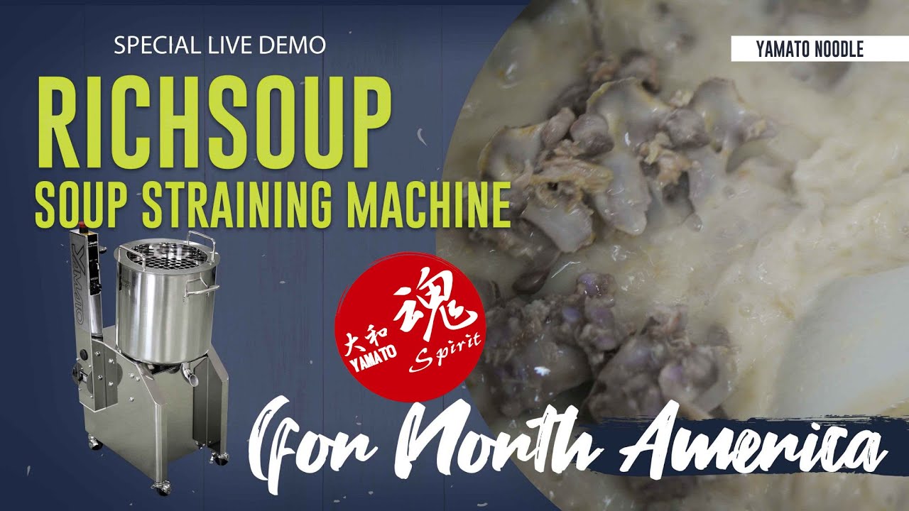 Special presentation: "RichSoup" - Automatic Stock Strainer now ...