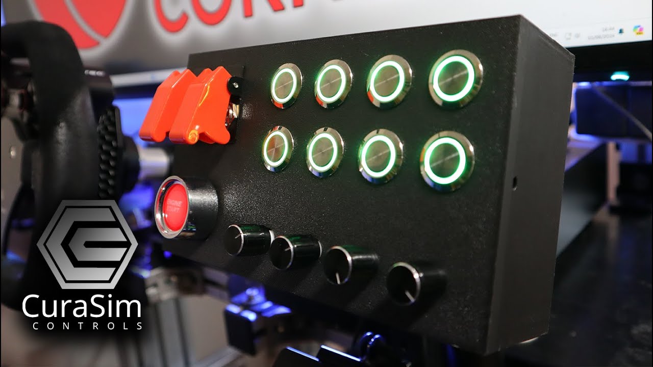 CuraSim Controls Racing Button Box DLX [REVIEW] - YouTube