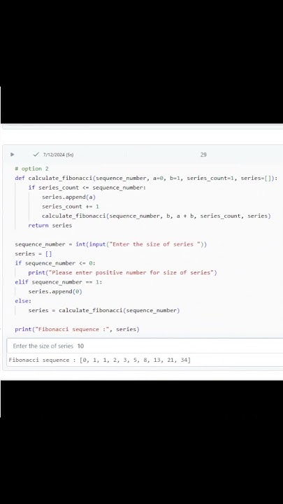 Python Program To Print The Fibonacci Sequence Shorts Youtubeshorts Python Pythonprogramming