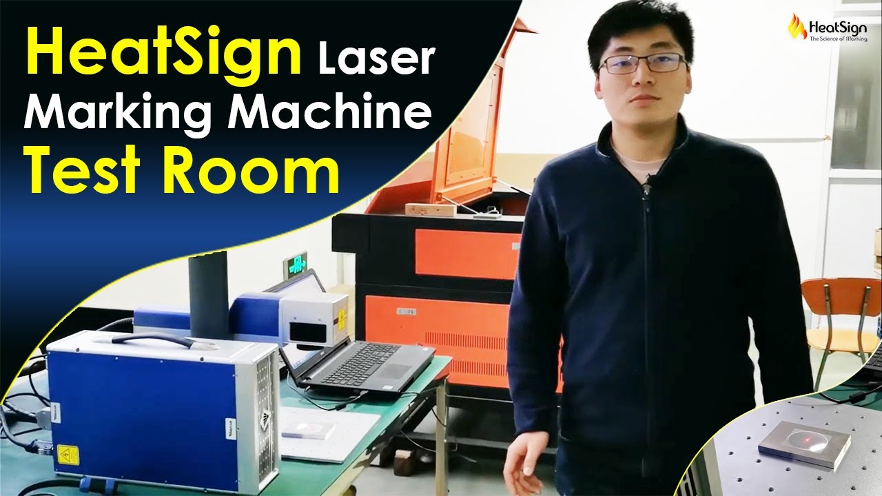 Brief Introduction About HeatSign Laser Marking Machine Test Room - YouTube