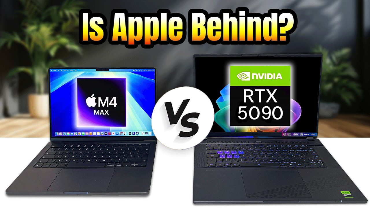 RTX 5090 Vs M4 Max MacBook Pro - Can a Nvidia Laptop BEAT Apple? - YouTube