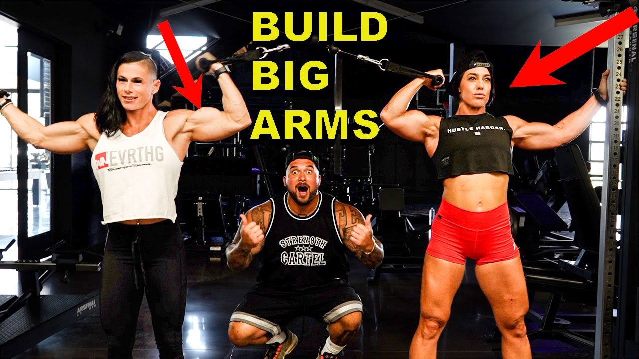 THESE 2 GIRLS HAVE BIGGER ARMS THEN ME! - YouTube