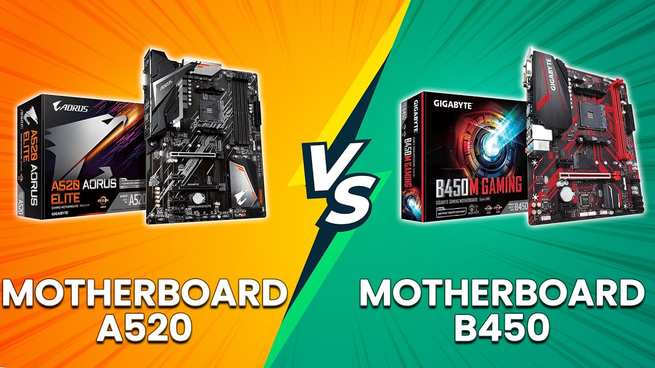 Motherboard A520 vs Motherboard B450 - AMD Chipset Comparison (Which Is ...