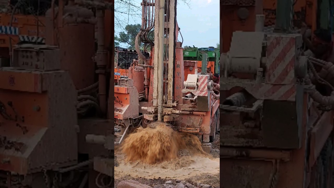 40 Hp Motor Water High Speed Bore Hole Digging 20 Hp Borewell Drilling ...
