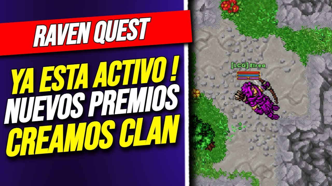 Raven Quest ya esta ACTIVO con MAS RECOMPENSAS ! Ya creamos clan ...
