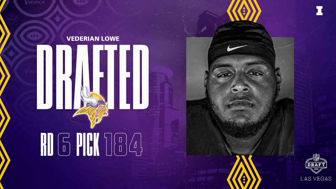 Illini Football | Vederian Lowe 2022 NFL Draft - YouTube