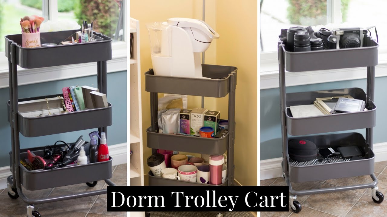 Dorm DIY | Trolley Cart - YouTube