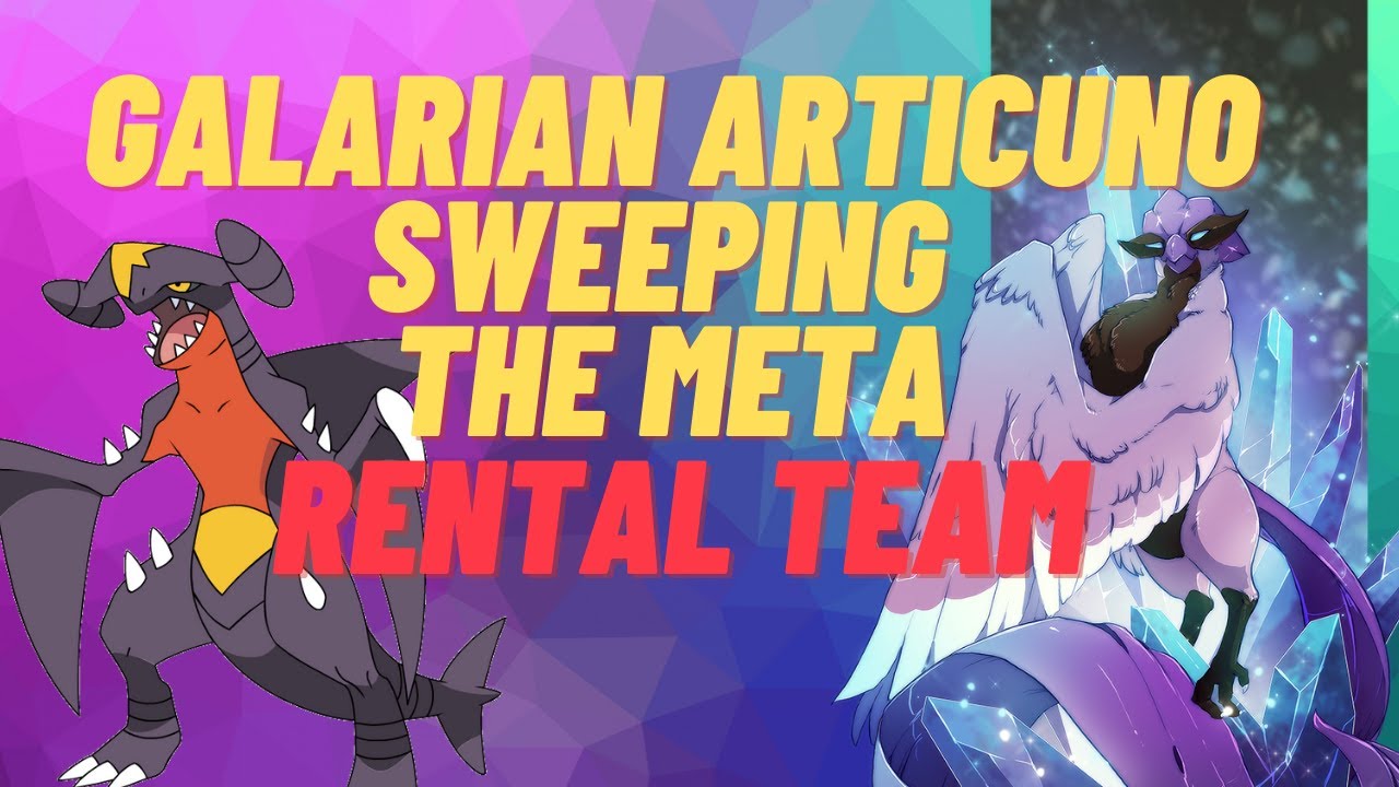 Galarian Articuno, Garchomp, Rillaboom Team: Pokémon Sword and Shield ...