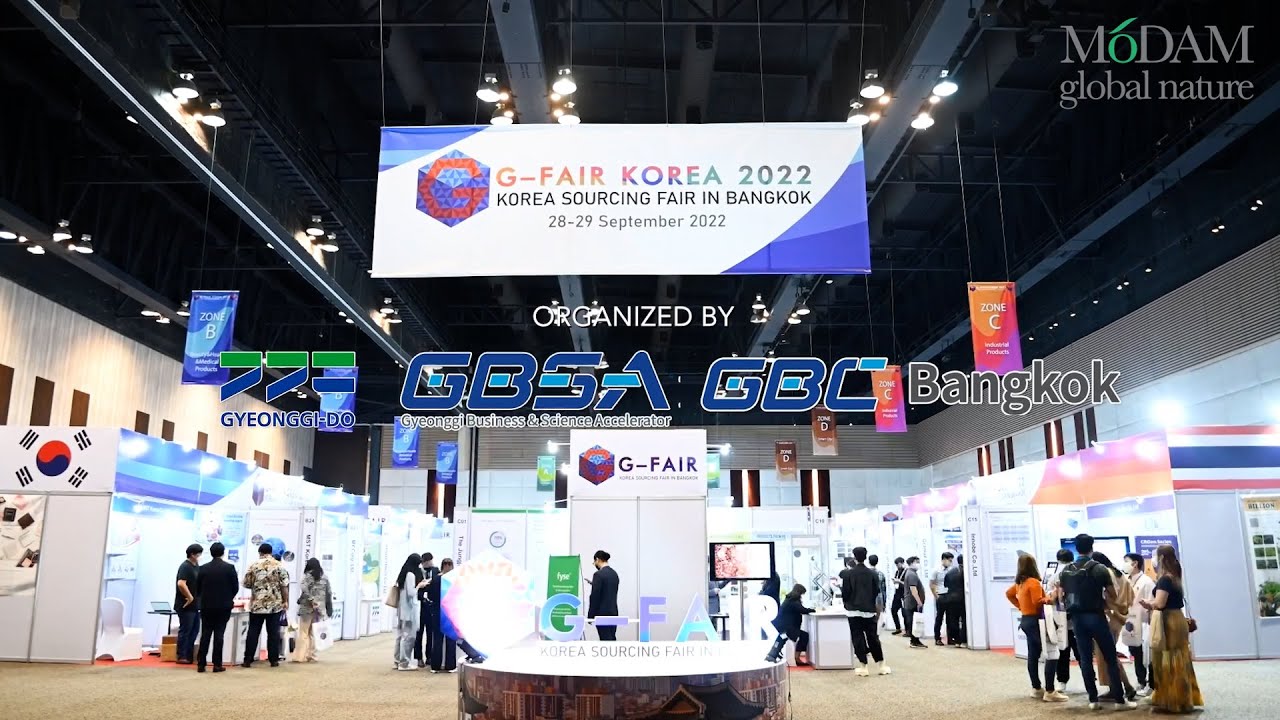 [MODAM Global Nature] G-FAIR Korea 2022 in Bangkok - YouTube