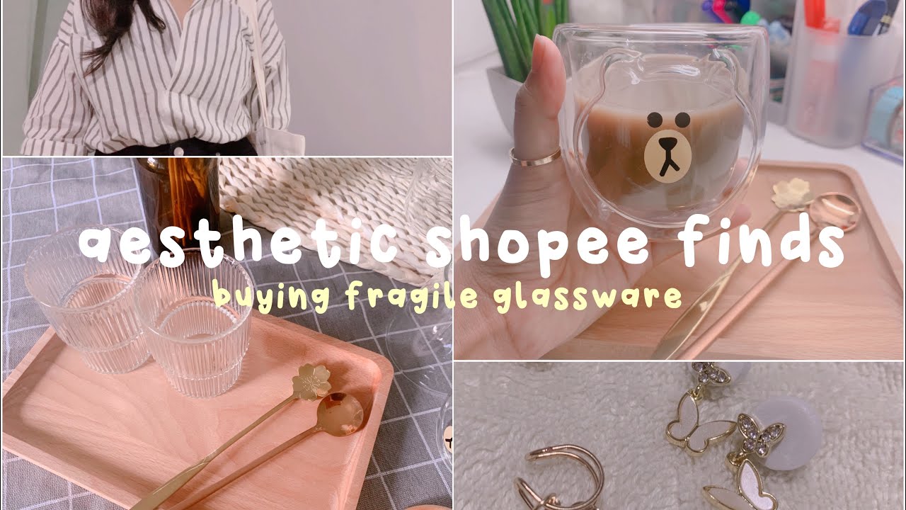 Aesthetic Shopee Finds Pt 2 Bag Earrings And Glassware YouTube aesthetic-shopee-finds-pt-2-bag-earrings-and-glassware-youtube