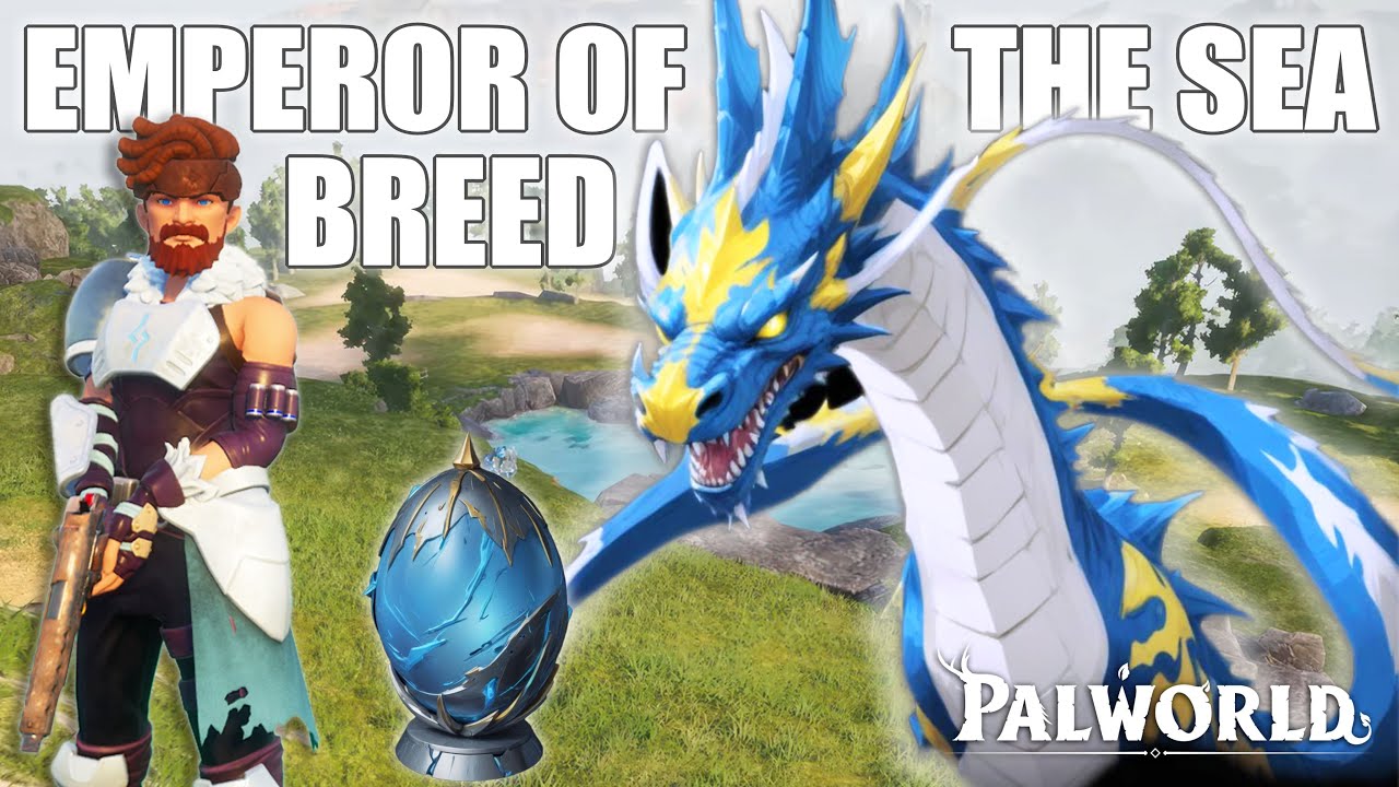 HOW TO BREED EMPEROR OF THE SEA - JORMUNTIDE IN PALWORLD | PALWORLD ...
