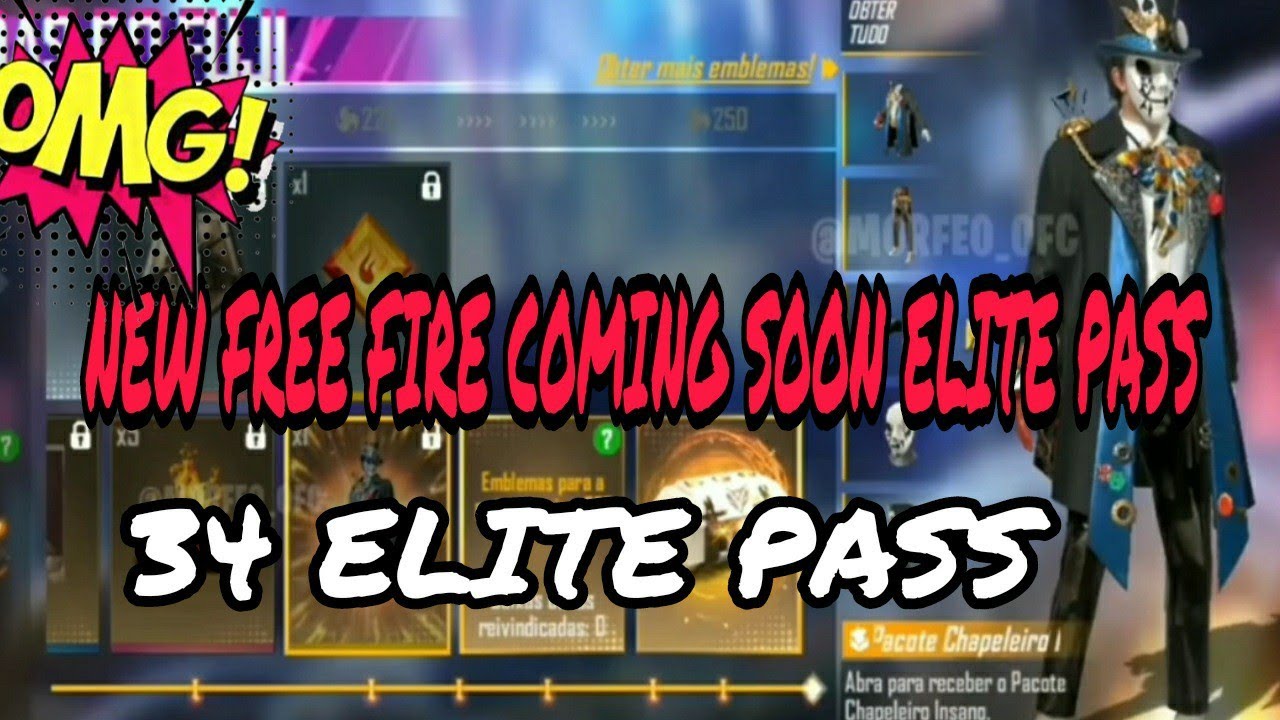 new free FIRE COMING SOON ELITE PASS full video 34 ELITE PASS new ...