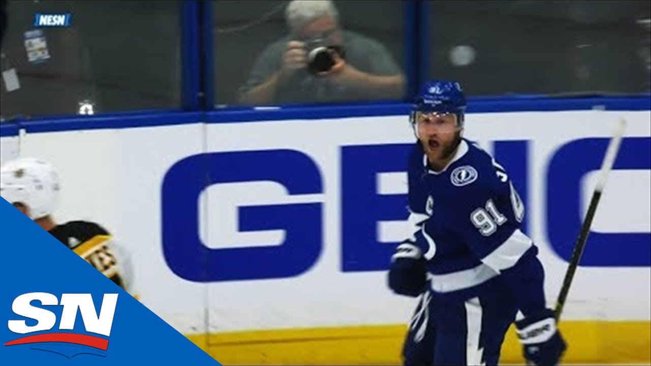 Steven Stamkos Unleashes One-Timer For 40th Goal Of Season - YouTube