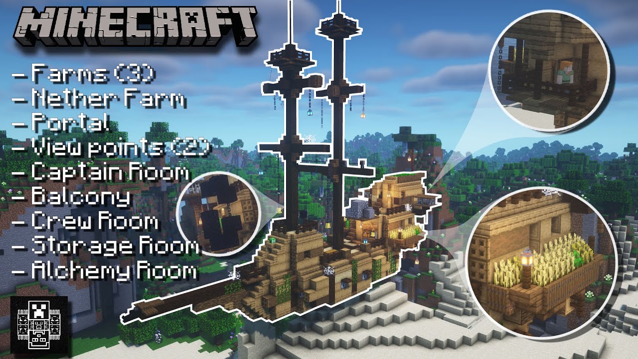 How to build an Ultimate Survival BASE in Minecraft - [Tutorial] - YouTube