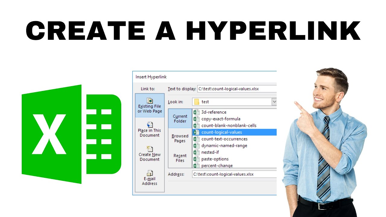 How to Create a Hyperlink in Excel (Hyperlink to Webpage) - YouTube