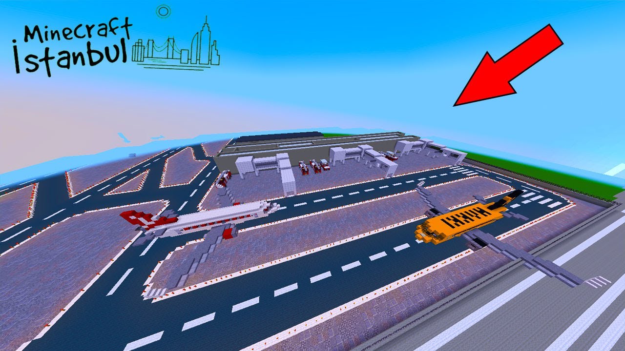 Mini İstanbul Minecraft - HAVALİMANI - Atatürk Hava Alanı#keşfet # ...
