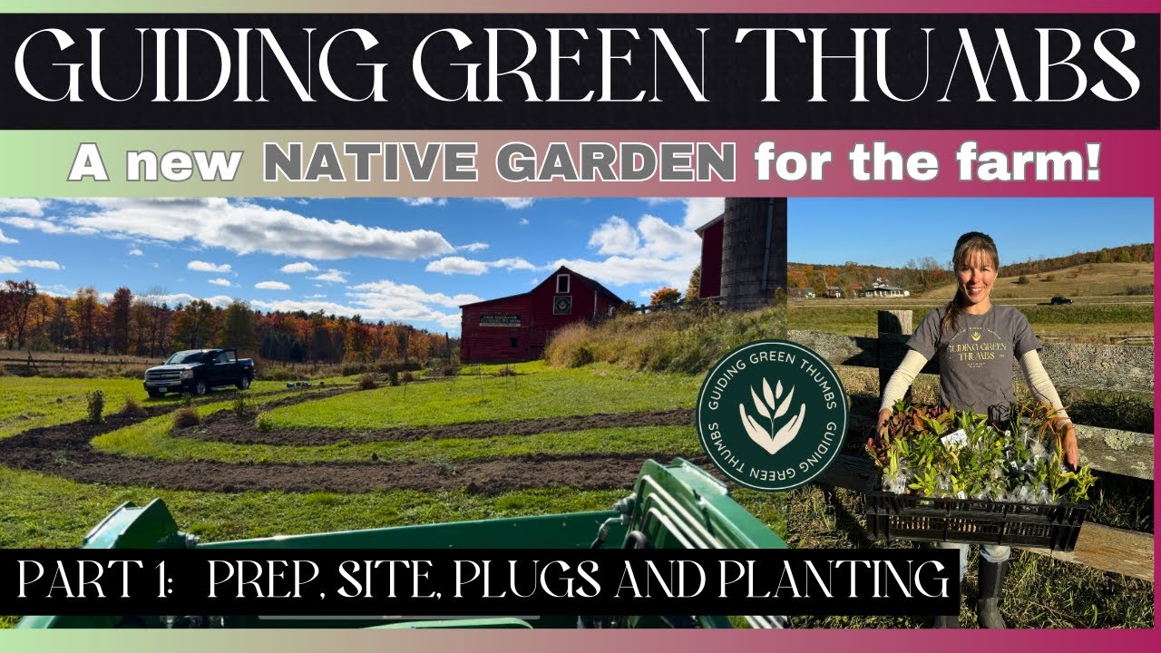 A NEW NATIVE GARDEN FOR THE FARM // PART 1: SITE PREP & PLANTS - YouTube
