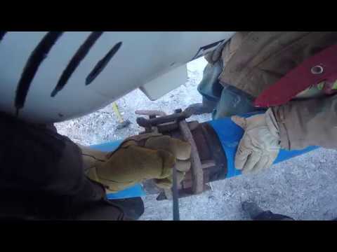 mainline 8 inch pipeline - YouTube
