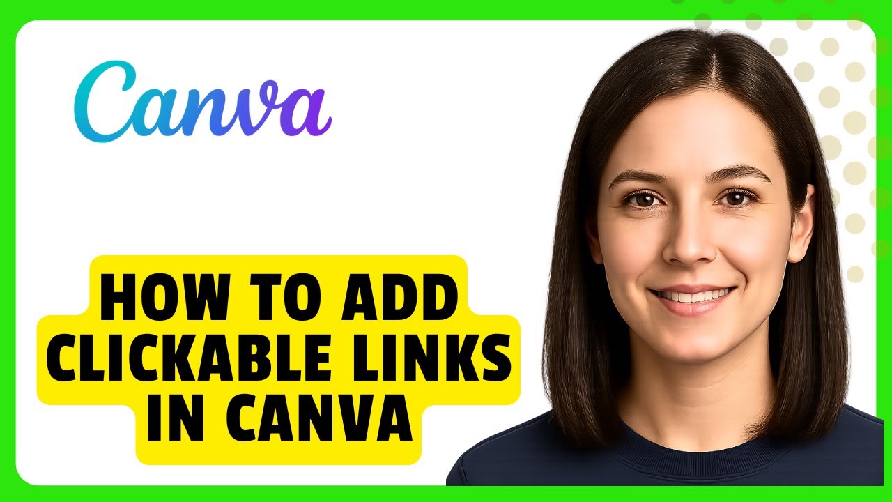 How to Add Clickable Links in Canva - YouTube