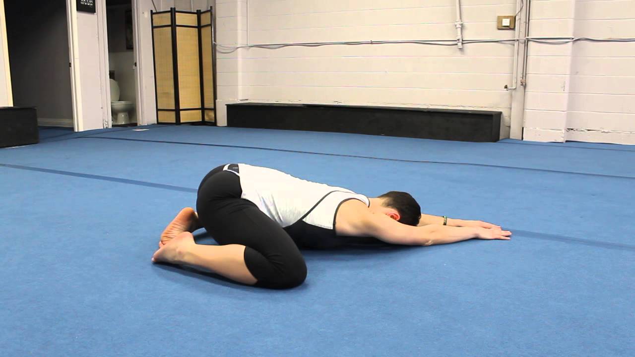 Stretch #8 Child's Pose - YouTube