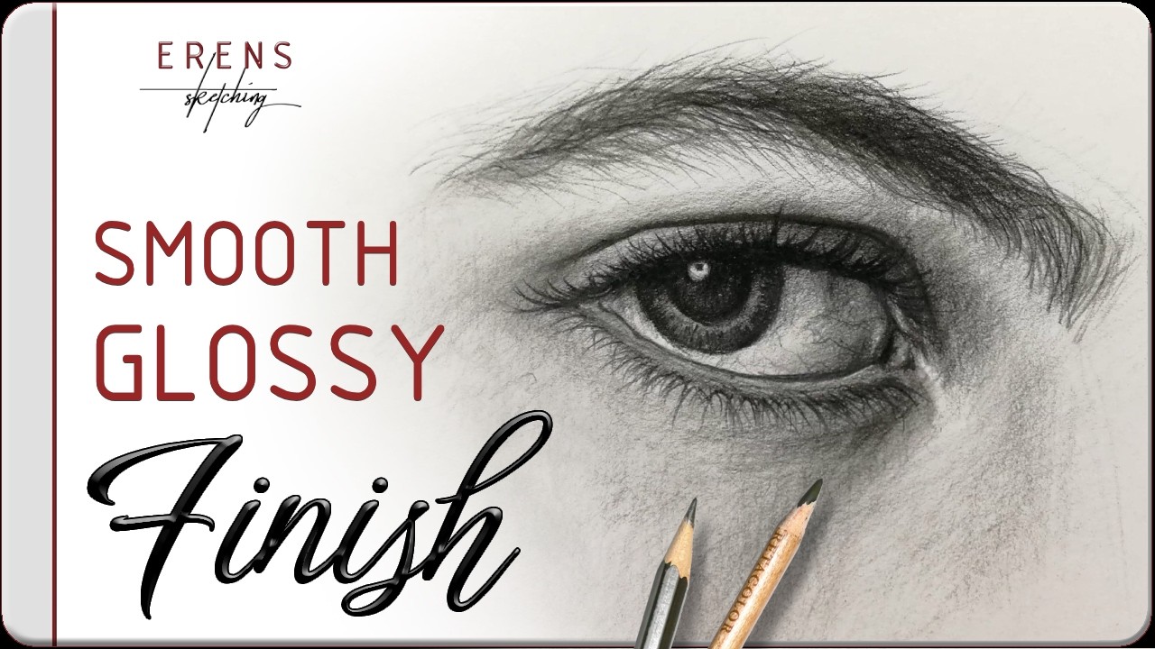 Achieving a Glossy Eye Shine with Gentle Layering | Charcoal & Graphite ...