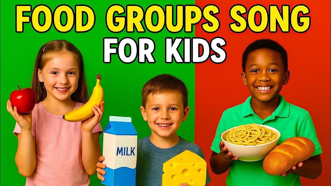 🍎 Food Groups Song for Kids | Learn Healthy Eating with Fun Music! 🥦🎶 ...