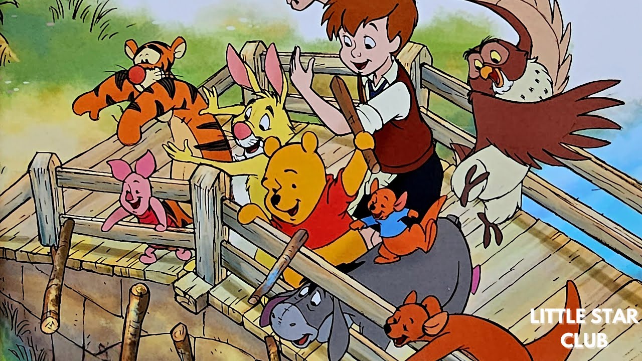 Winnie the Pooh • The Pooh Sticks Game Read-aloud for Kids! - YouTube Music