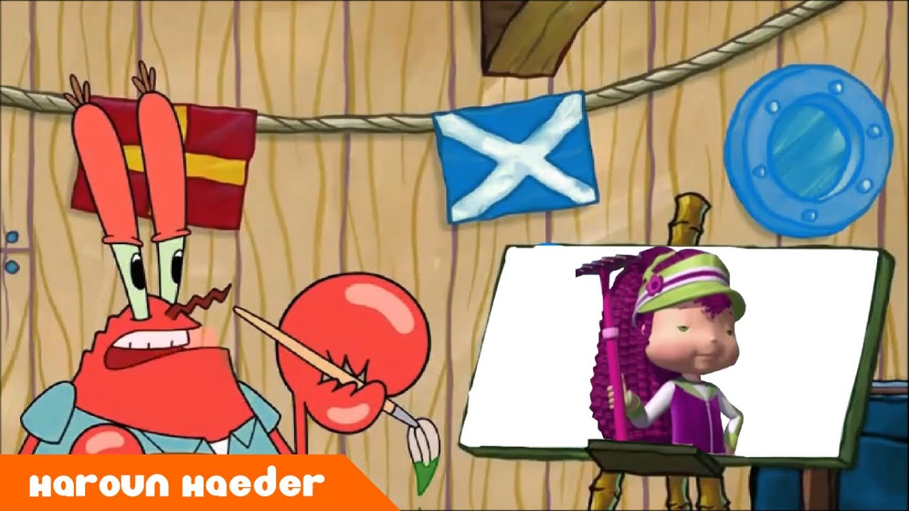 Mr. Krabs Messes up his Sweet Dreams Movie Raspberry Torte Painting due ...