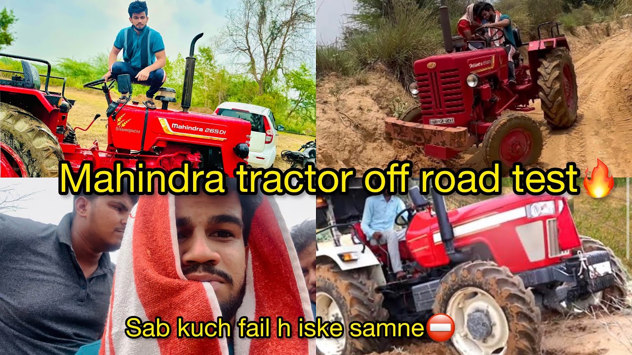 Mahindra tractor off-road test🥵 || sab off-roader fail h iske samne🔥 ...