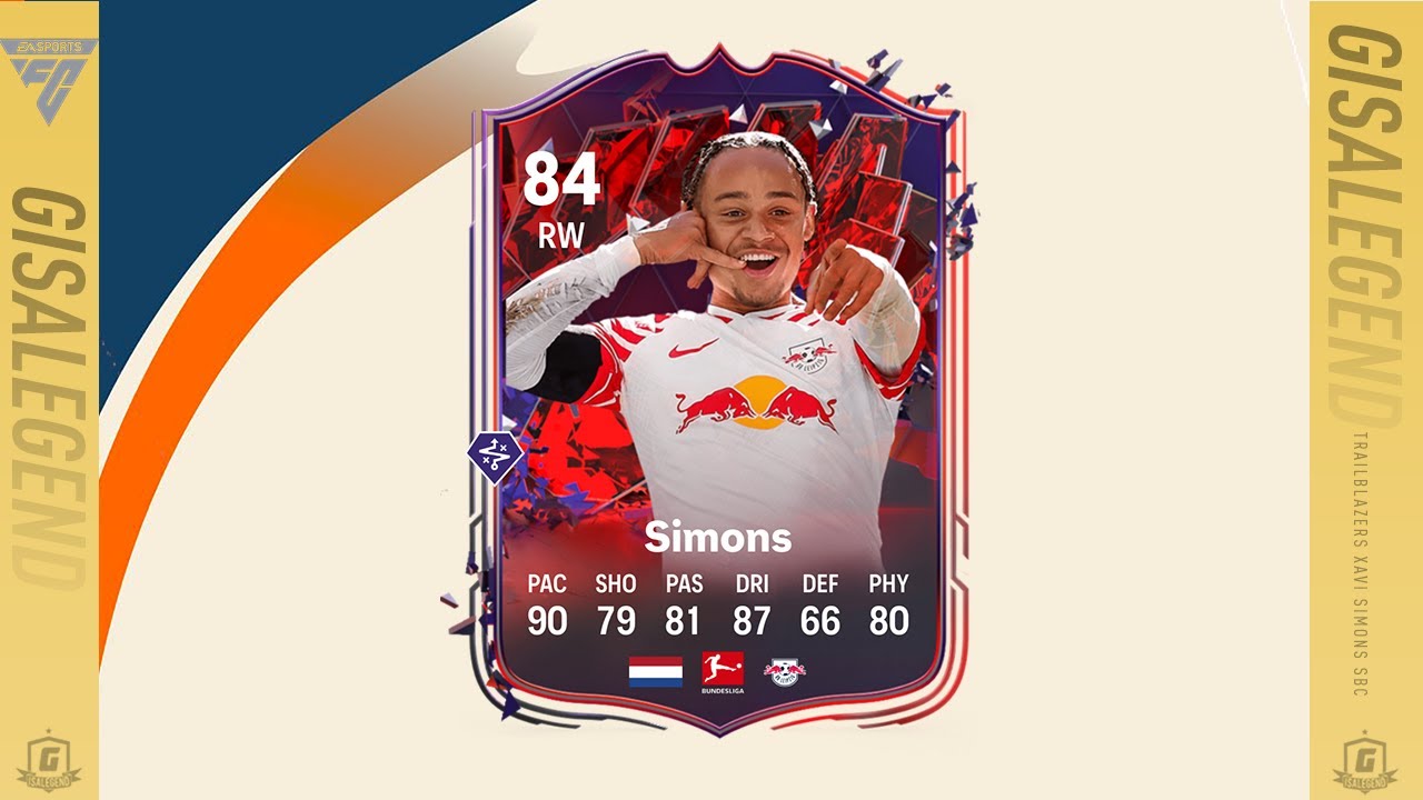 FC 24 Trailblazers Xavi Simons SBC Guide 84 Rated, 150k Spend, 30k ...