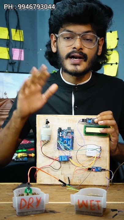 Smart irrigation system using arduino project for college students # ...
