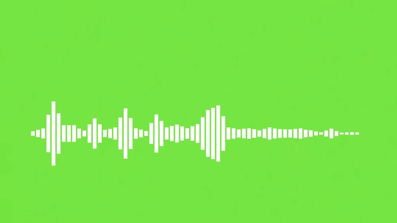 New green screen line audio spectrum 2020। Audio Spectrum Visualizer ...