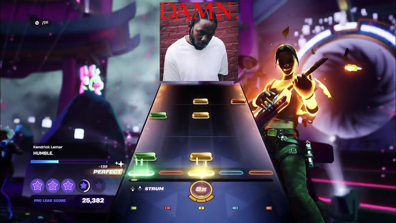 Fortnite Festival - HUMBLE. by Kendrick Lamar (Pro Lead Expert) - YouTube